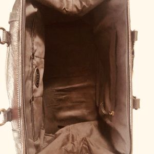 Fossil | Bags | Fossil Leather Weekend Bag W Adjustable Strap | Poshmark